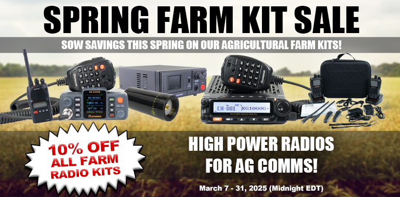 Sow Spring Savings With Our Farm Radio Kits! - Buy Two Way Radios